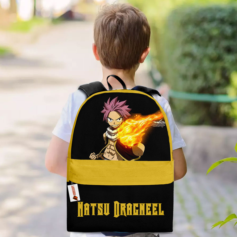 Kids School Backpack Natsu Dragneel Ntt2106 School Bag Fairy Tail ...