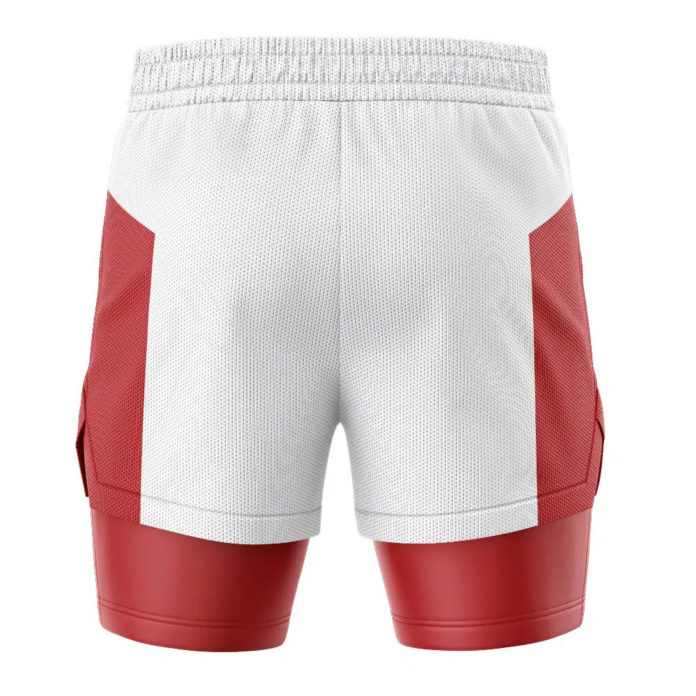 Omni Man Invincible Compression Workout Training Shorts (2-in-1 ...
