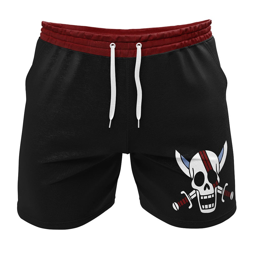 Shanks One Piece Gym Shorts - AnimeBape