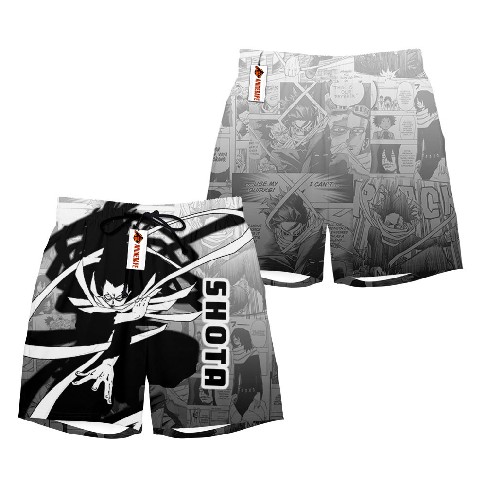 Shota Aizawa Board Shorts Pants Manga Style My Hero Academia - AnimeBape