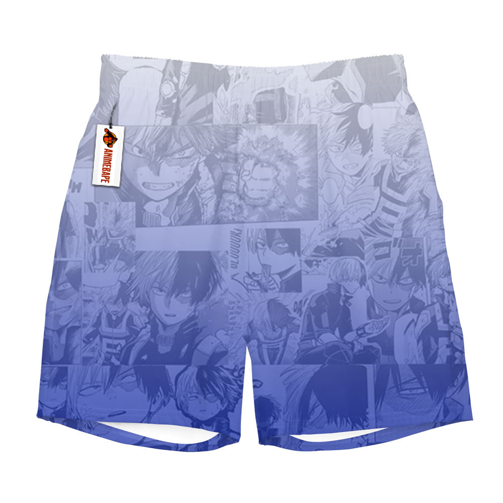 Shoto Todoroki Board Shorts Pants Manga Style My Hero Academia - AnimeBape