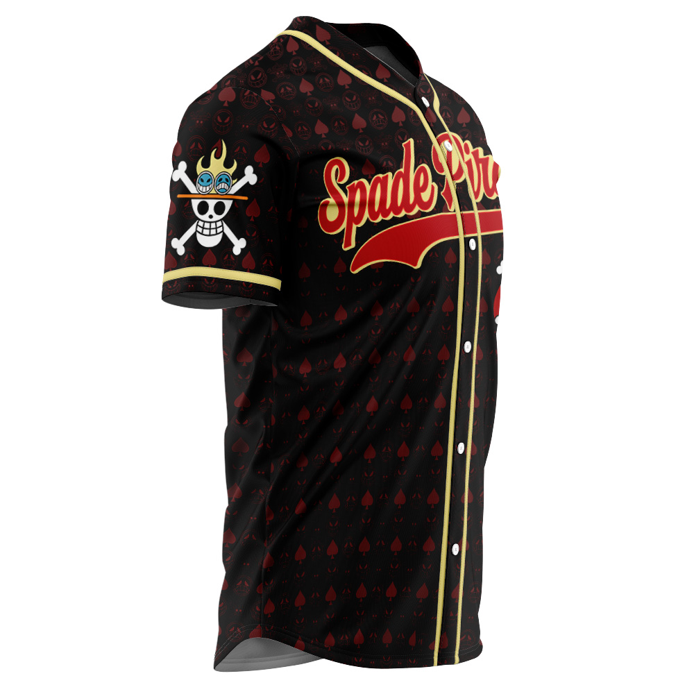 Spade Pirates One Piece Baseball Jersey - AnimeBape