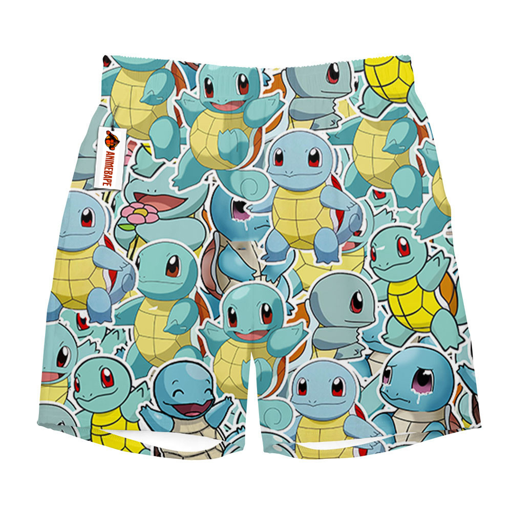 Squirtle Board Shorts Custom Style 2403 Pokemon - AnimeBape