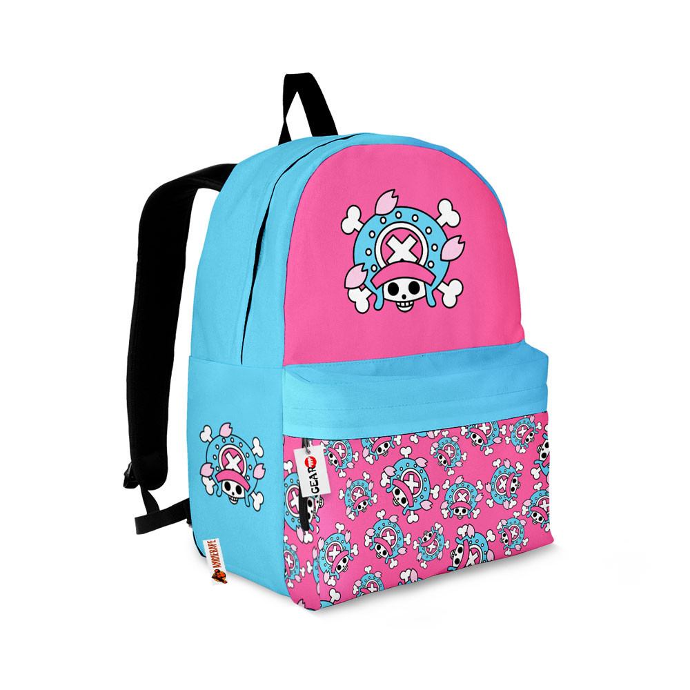 Kids School Backpack Tony Tony Chopper Symbol School Bag One Piece ...