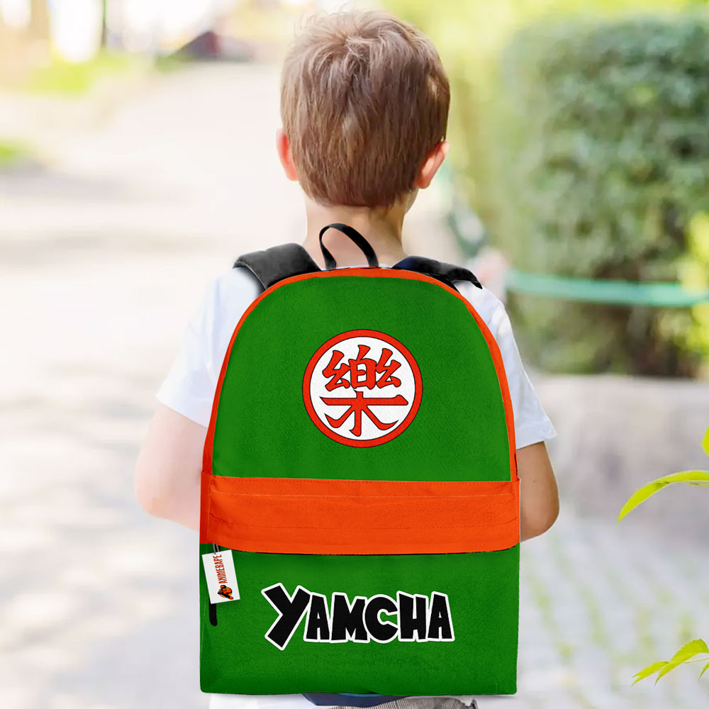 Kids School Backpack Yamcha Symbol School Bag Dragon Ball Z - AnimeBape