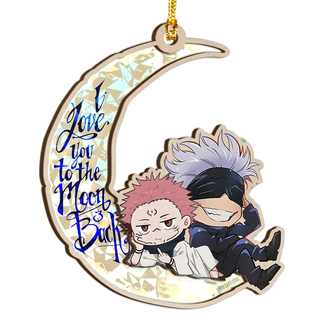 Jujutsu Kaisen Gojo Sakuna Anime Chibi Love You To Moon And Back ...