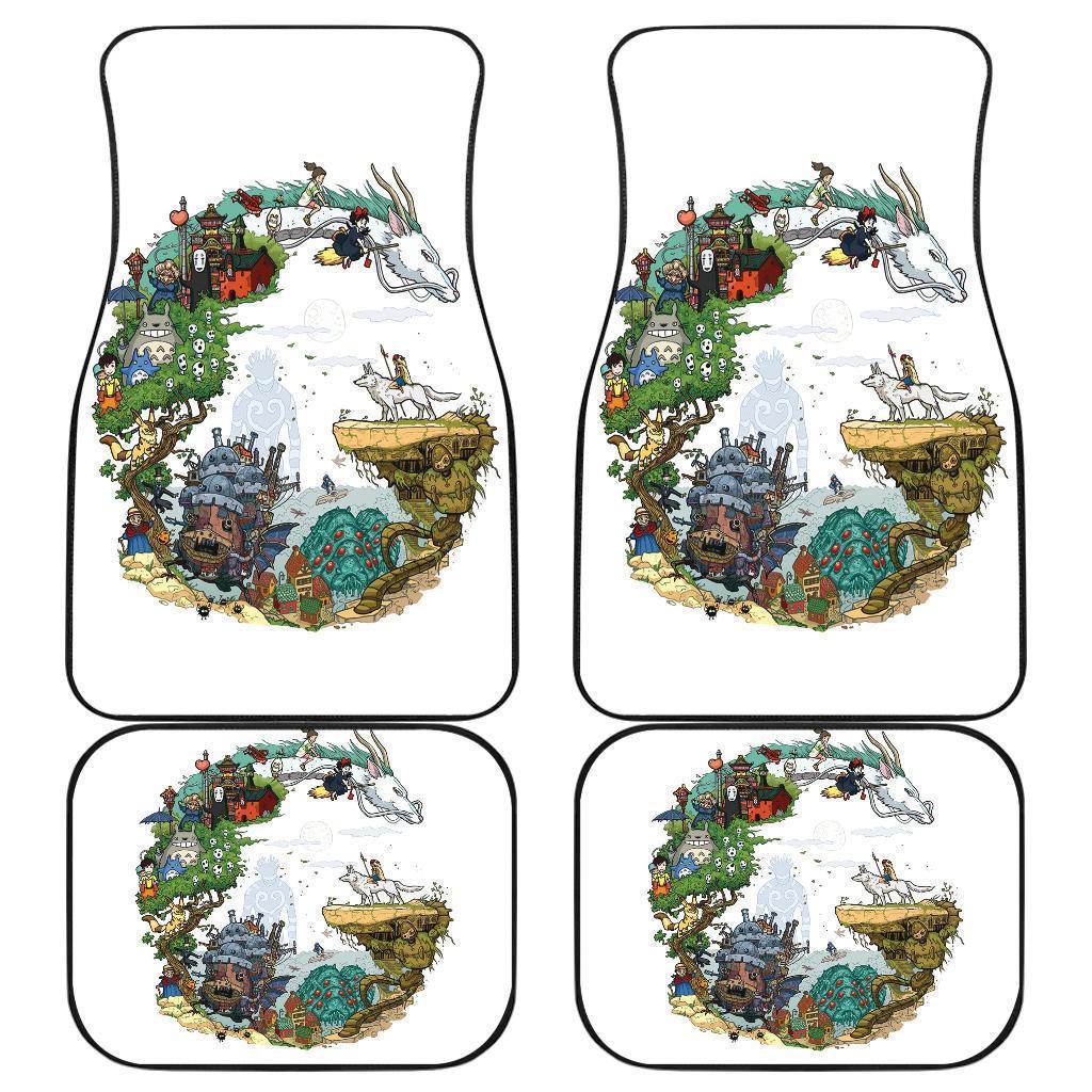 Studio Ghibli Car Mats Studio Ghibli All Famous Scene Characters ...