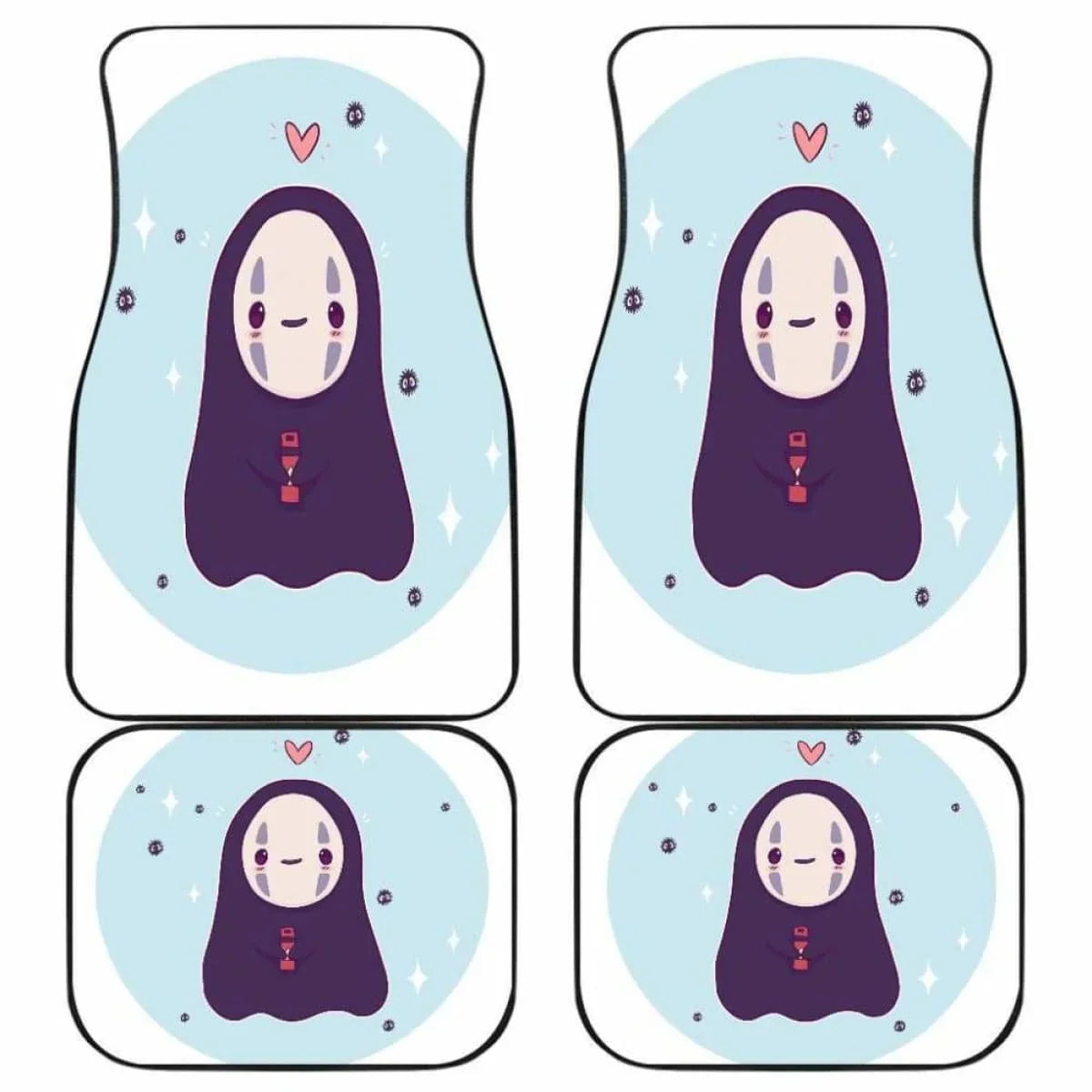 Studio Ghibli Car Mats Studio Ghibli Cute Chibi No Face Car Floor Mat ...
