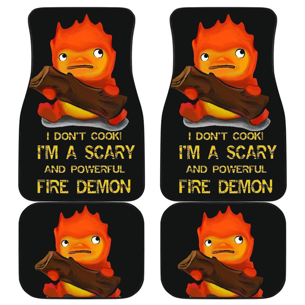 Studio Ghibli Car Mats Studio Ghibli I'm A Scary And Powerful Fire ...