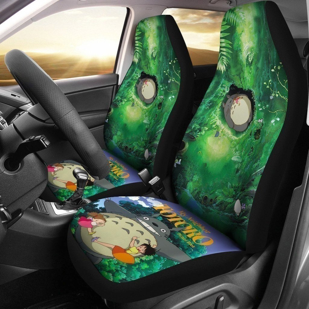 Studio Ghibli Car Seat Covers My Neighbor Totoro Scenes Graphic Seat ...