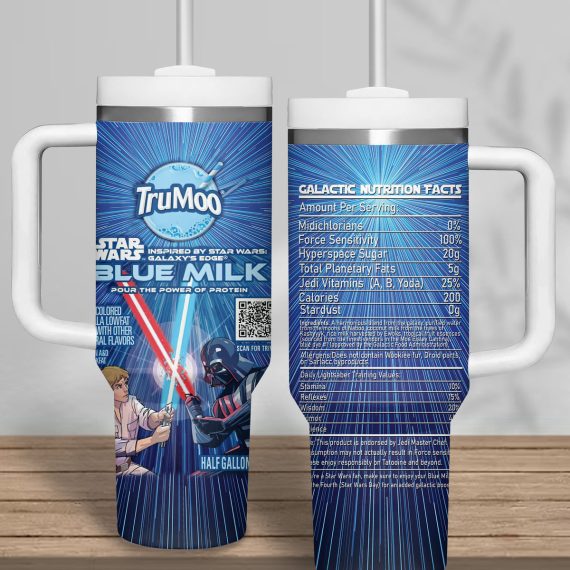 Star Wars Galactic Nutrition Facts Milk Large Tumbler - AnimeBape