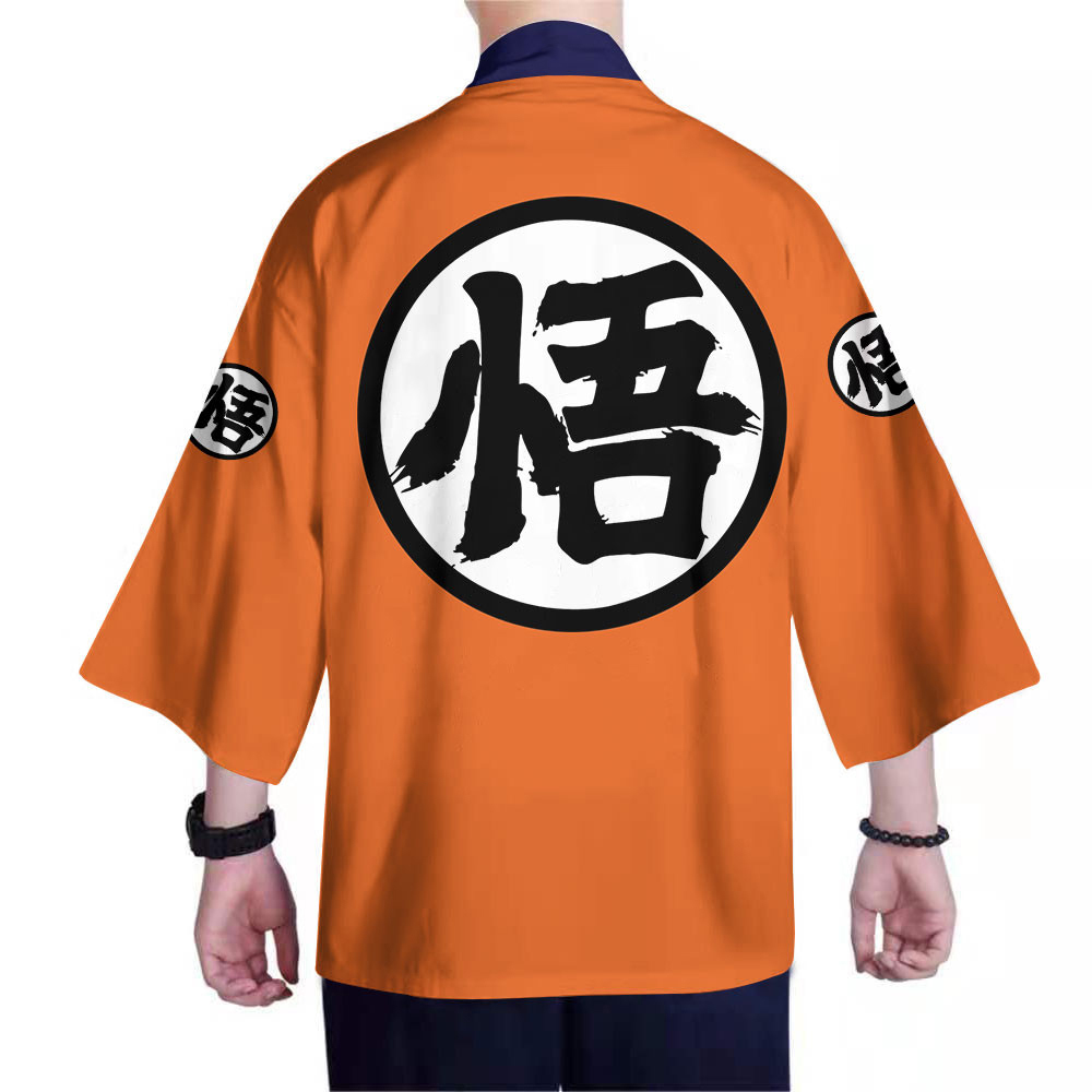 Dragon Ball Goku Symbol Haori Kimono - AnimeBape