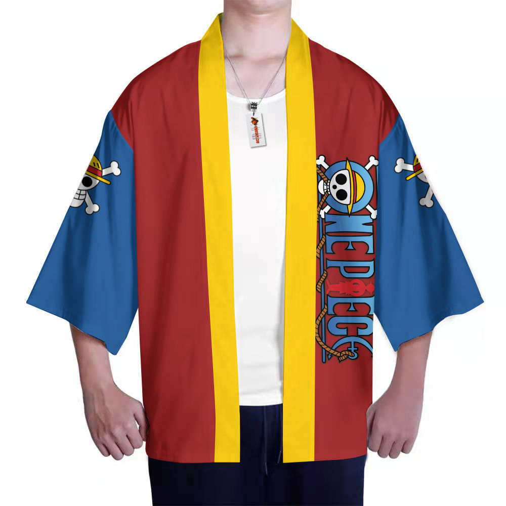 One Piece Luffy Gear Sun God Haori Kimono - AnimeBape