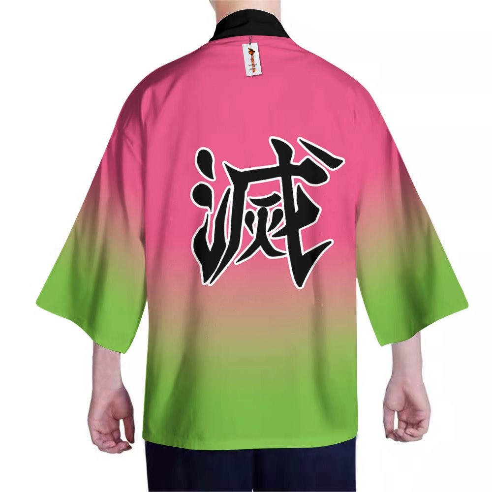 Demon Slayer Mitsuri Kanroji Uniform Haori Kimono - AnimeBape