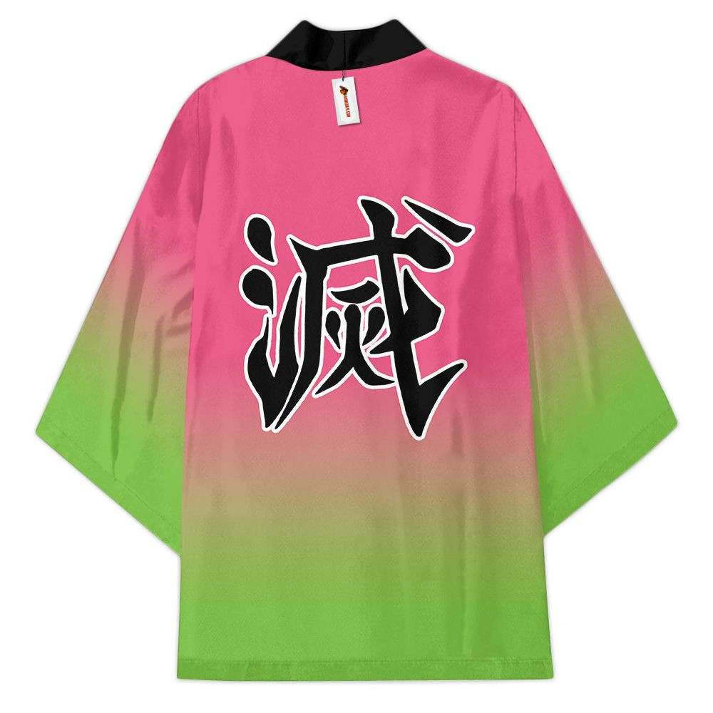 Demon Slayer Mitsuri Kanroji Uniform Haori Kimono - AnimeBape