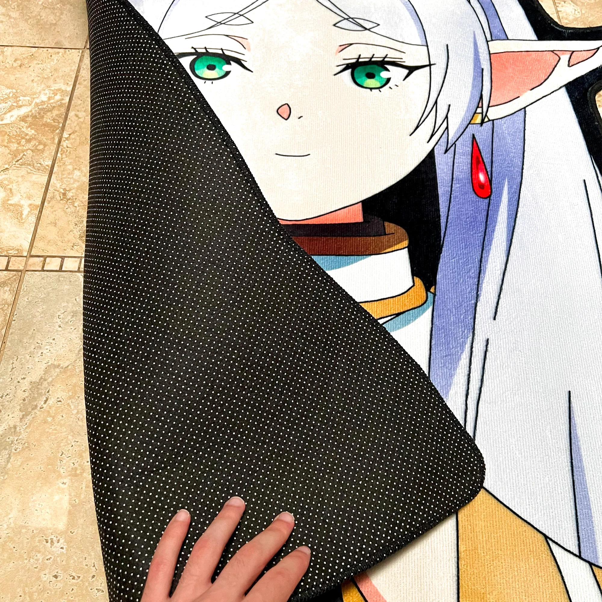 Frieren Beyond Journey's End Custom Shaped Rug - AnimeBape