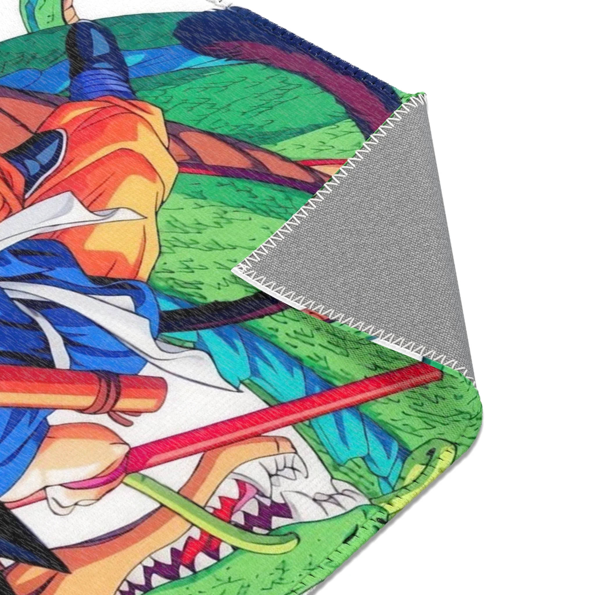 Dragon Ball Z Rug, Kid Goku AndShenron, Decor Rectangle Rug - AnimeBape